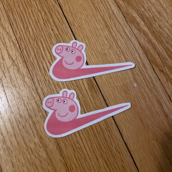Other | Peppa Pig Nike Swoosh Sticker Set | Poshmark